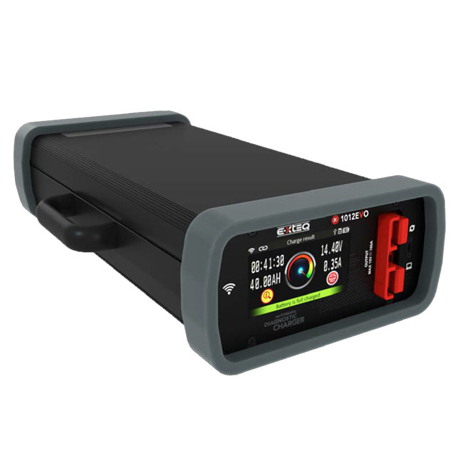 E-XTEQ 1012EVO Battery Charger | 12V 100A Smart ECU Reflash Tool – RepQuip Equipment Sales
