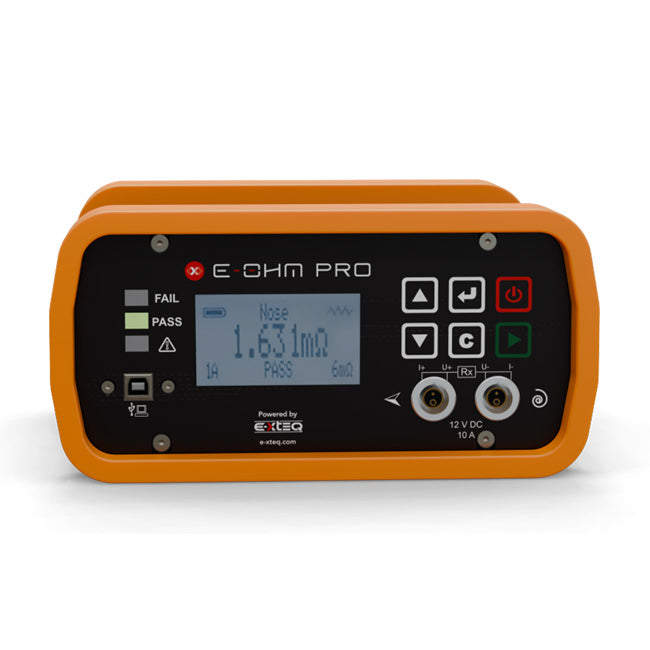 E-XTEQ E-OHM PRO Battery Pack Bonding Tester – RepQuip Equipment Sales