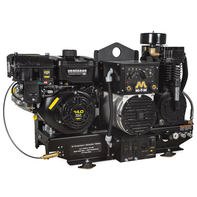 Mi-T-M AGW-SV14-B Gasoline Generator Welder & Air Compressor (Base-Mou ...