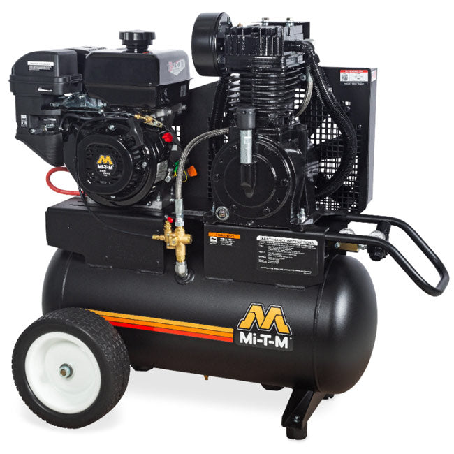Mi-T-M AM2-PM09-20ME - 20-Gallon Two Stage Gasoline Air Compressor ...