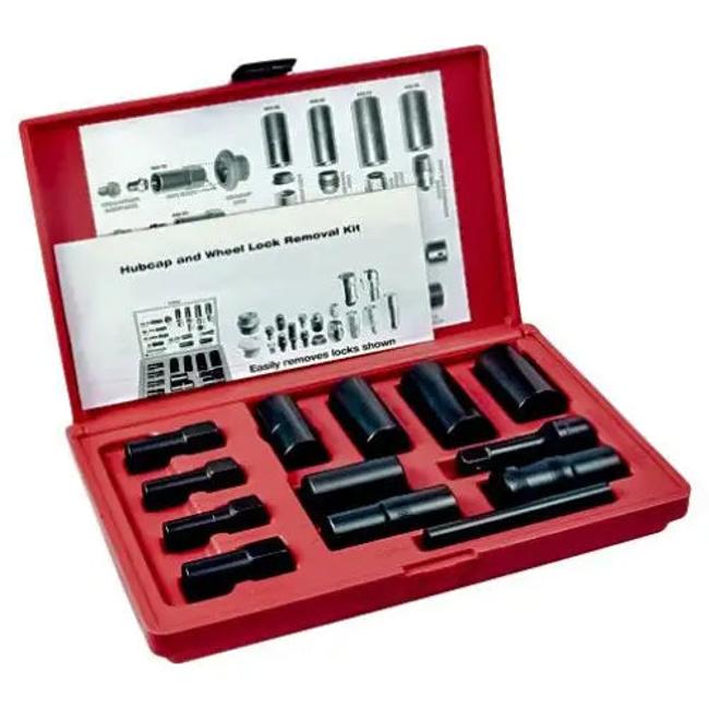 Ken-Tool30171 - 1/2 in. Dr. Wheel Lock Remover Kit (13 Pcs) – RepQuip ...