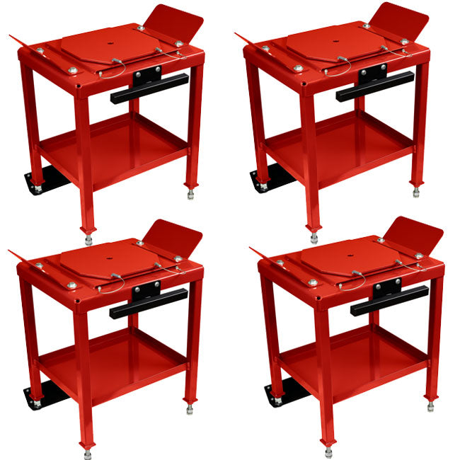 QSP DB-28 Set of 4 portable alignment stand with built in Turnplates ...