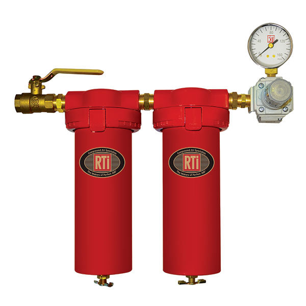 RTI STEALTH 6060B 2-Stage Coalescer Filter Combo, Regulator W/ Gauge ...